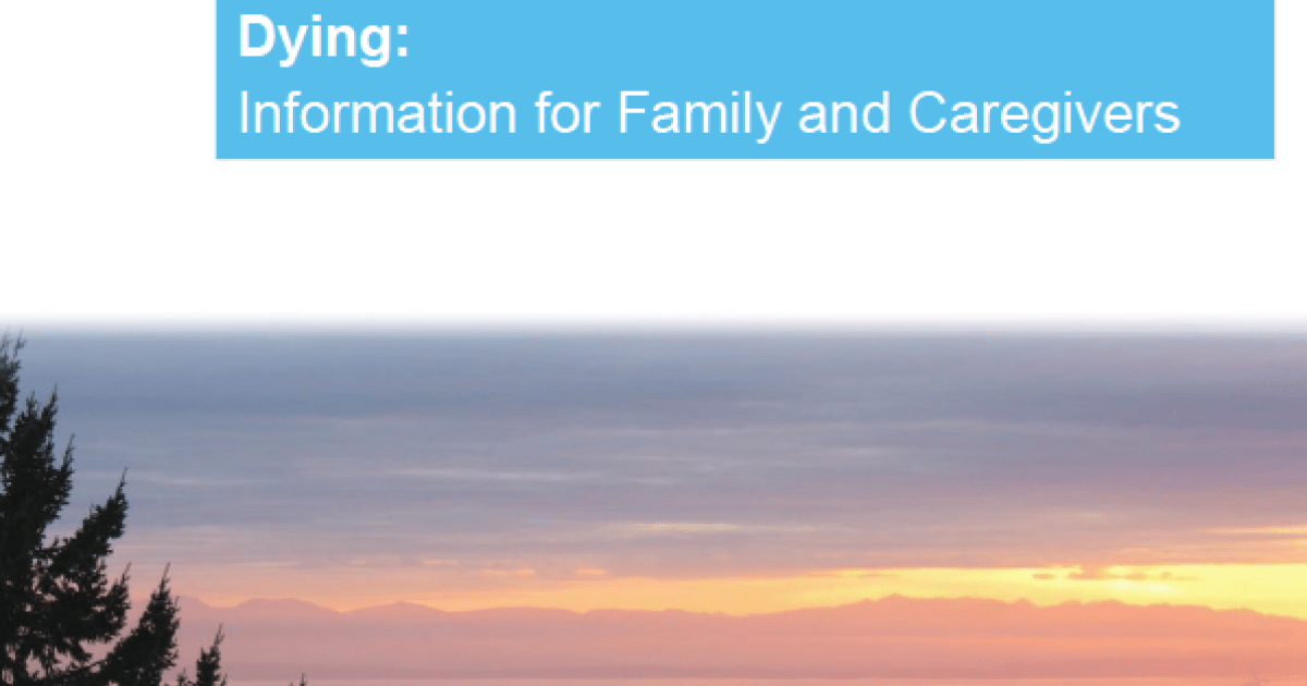 A Guide to Understanding Death and Dying: Information for Family and ...